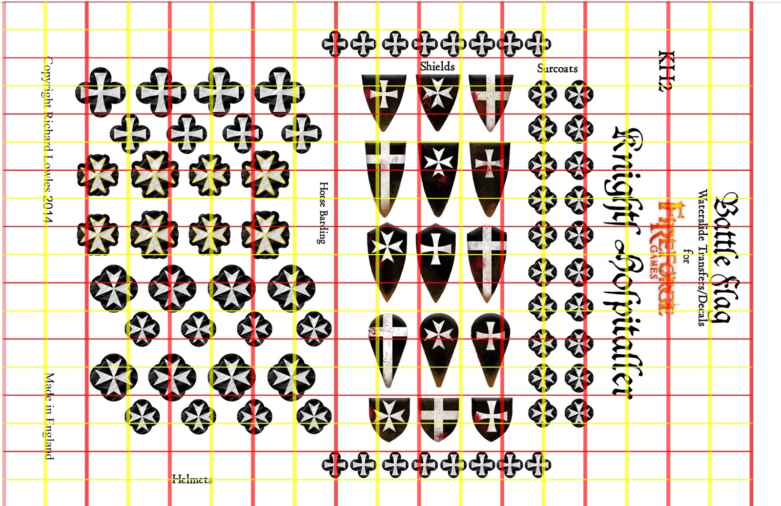 New Knights Hospitaller (Knights of Malta) transfers by Battle flag ...