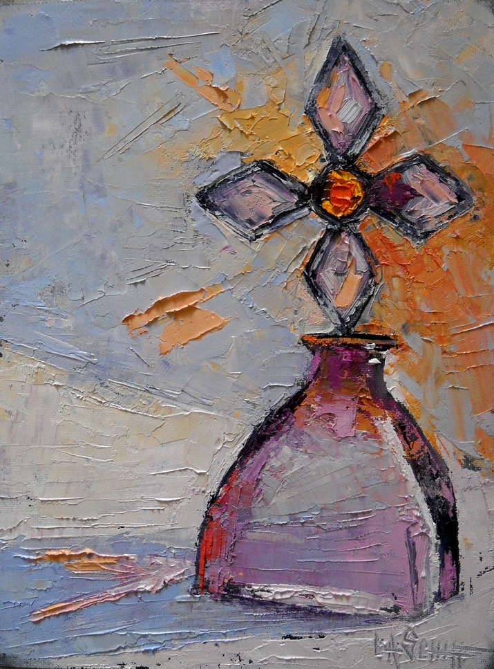 Still Life Artists International: Palette Knife Still Life, Bottle ...