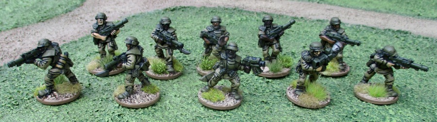 Tim's Miniature Wargaming Blog: Bog Standard Cadian Infantry Squad