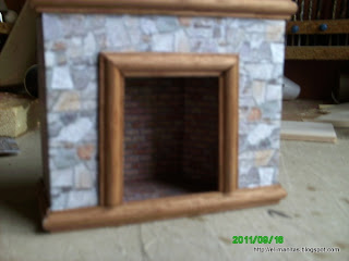 el mundo de las manualidades y la artesanía: tutorial de chimenea completo