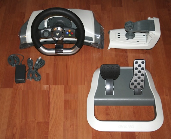 Xbox360 Accessories: Microsoft Xbox 360 Racing Wheel--Perfect Experience