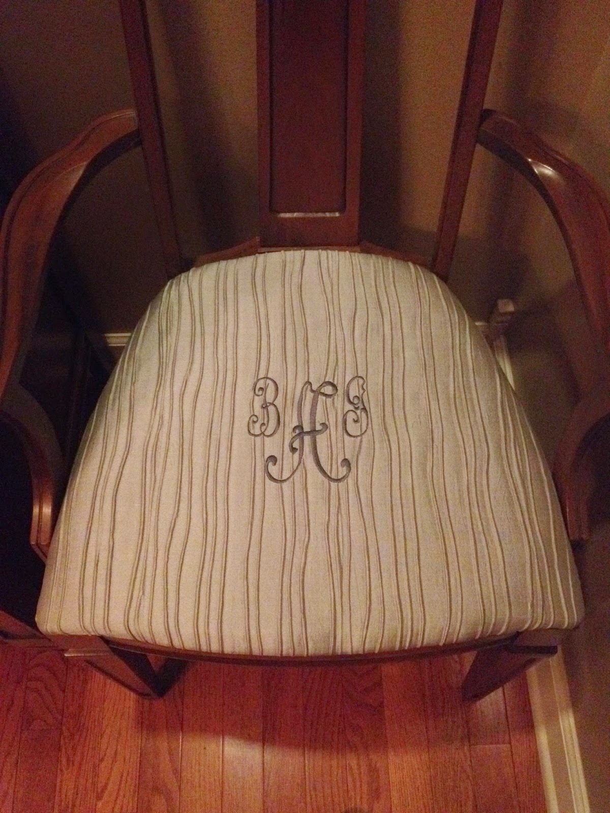 Bobbie's Stitches and Giggles; Monograms and Embroidery - Textile Art