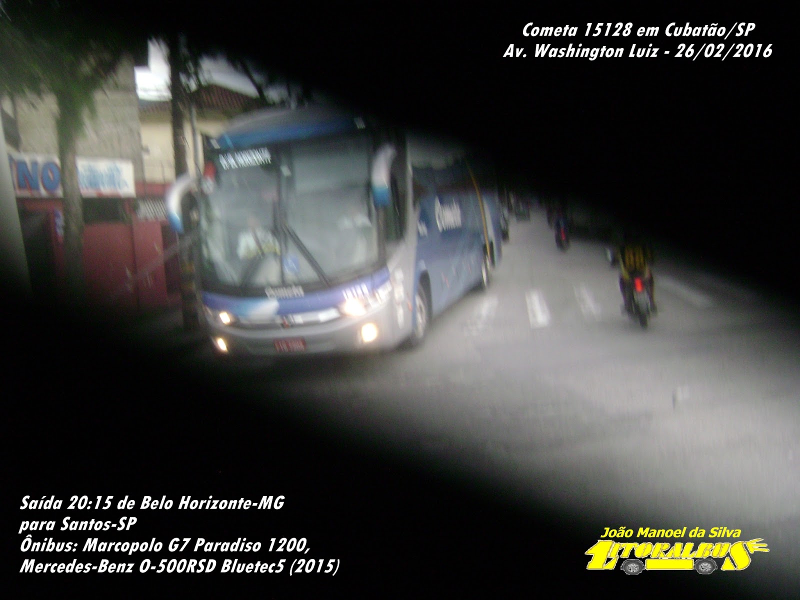 Litoralbus: Cometa 15128 em Cubatão-SP