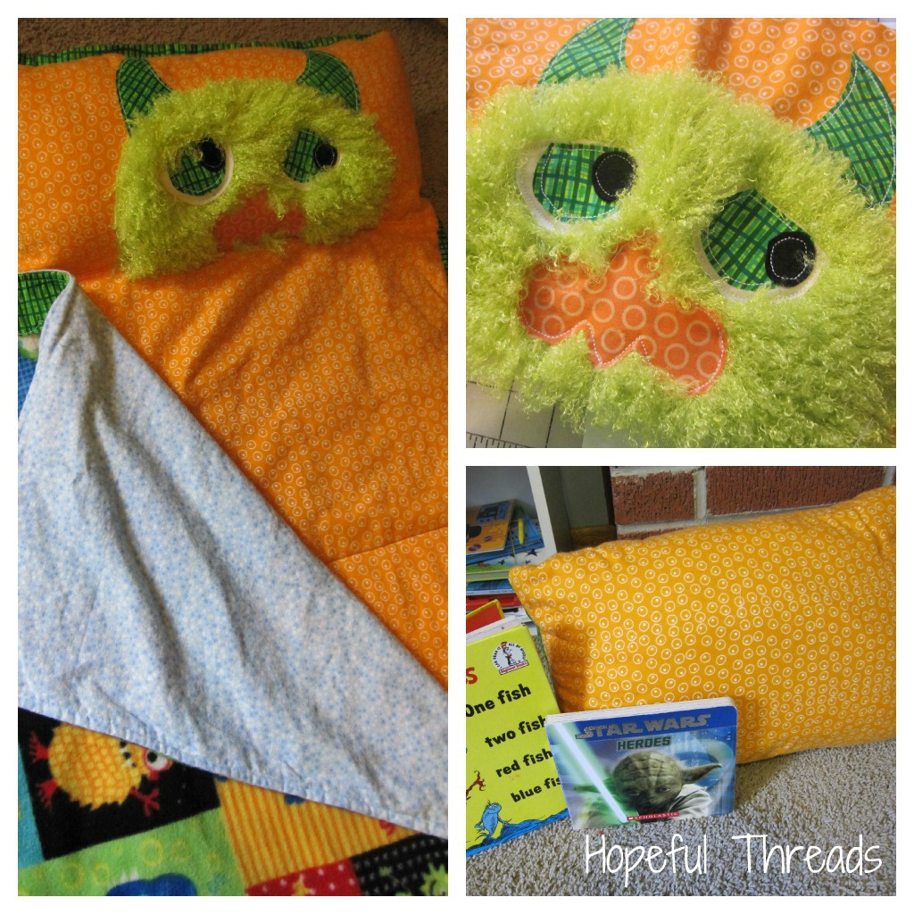 Hopeful Threads: Monster Nap Mat for MY Lil' Monster!