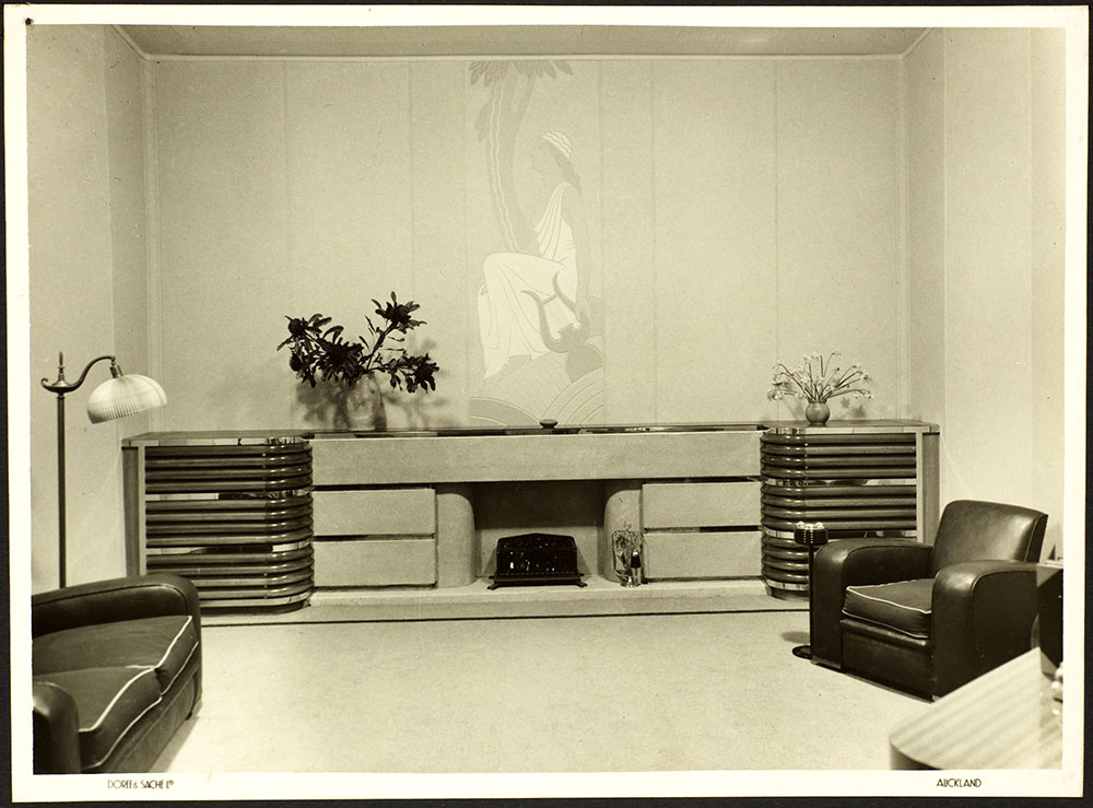 Bartley Archive: 1ZB Broadcasting House Durham St Auckland by Alva Bartley