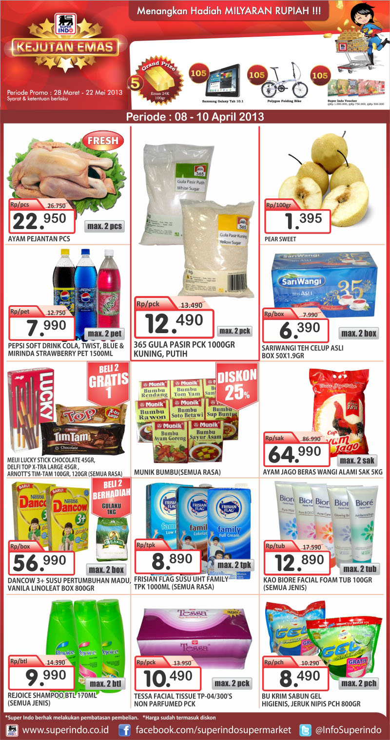 Brosur Harga Promosi Superindo Minggu Ini - Daftar Harga Terbaru