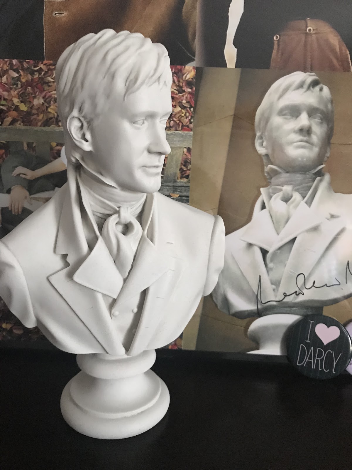 Mr. Darcy bust from Pride & Prejudice 2005 film
