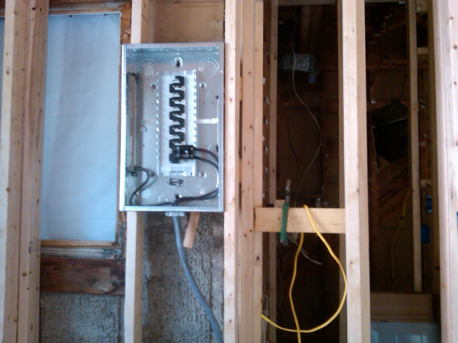 Not Quite a Teardown...: Electrical rough in