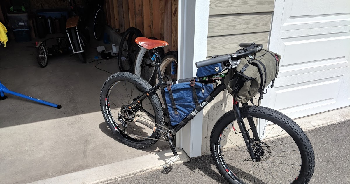 New titanium bikepacking rig for fast and light campouts