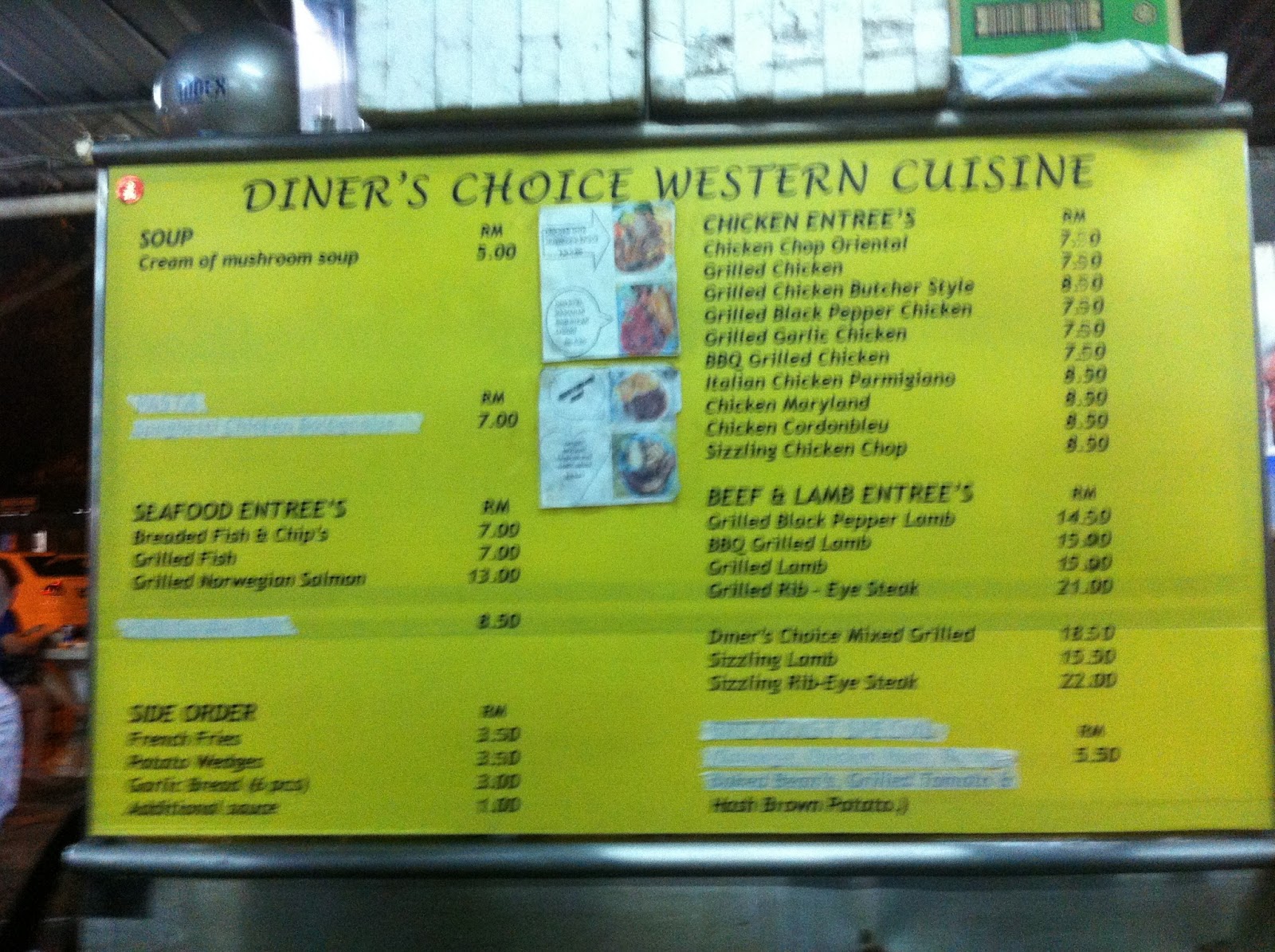 Our Journey : Penang Mount Erskine - Diner's Choice Western Cuisine
