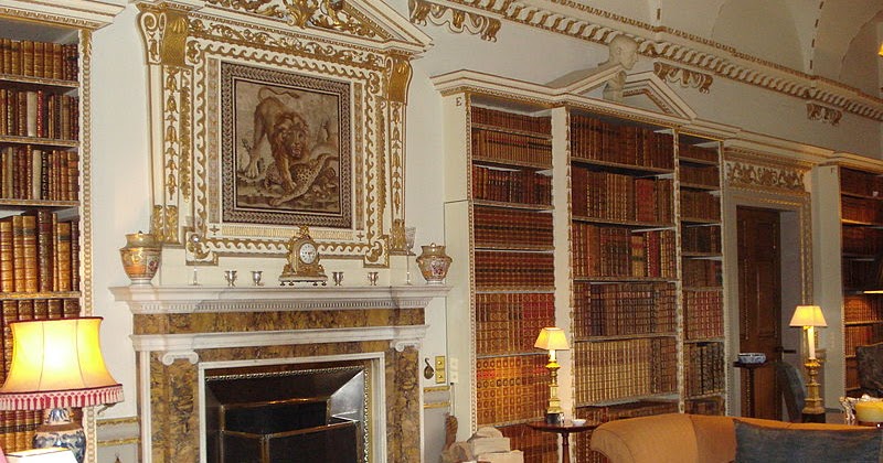 A Regency Reticule: The English Country House ~ The Library