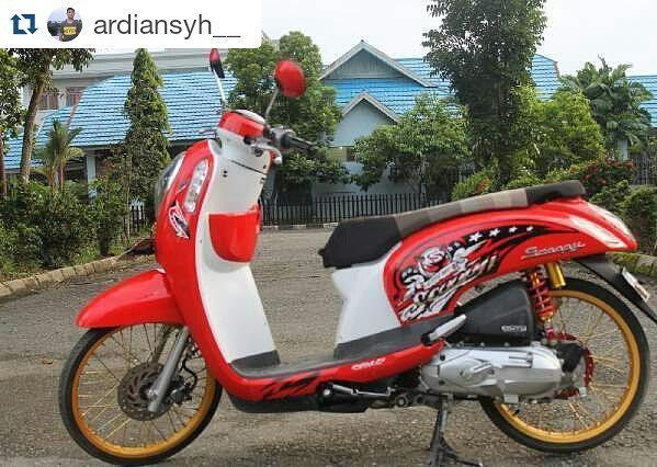 86 Foto Modifikasi Honda Scoopy Fi Retro Modern Terbaik