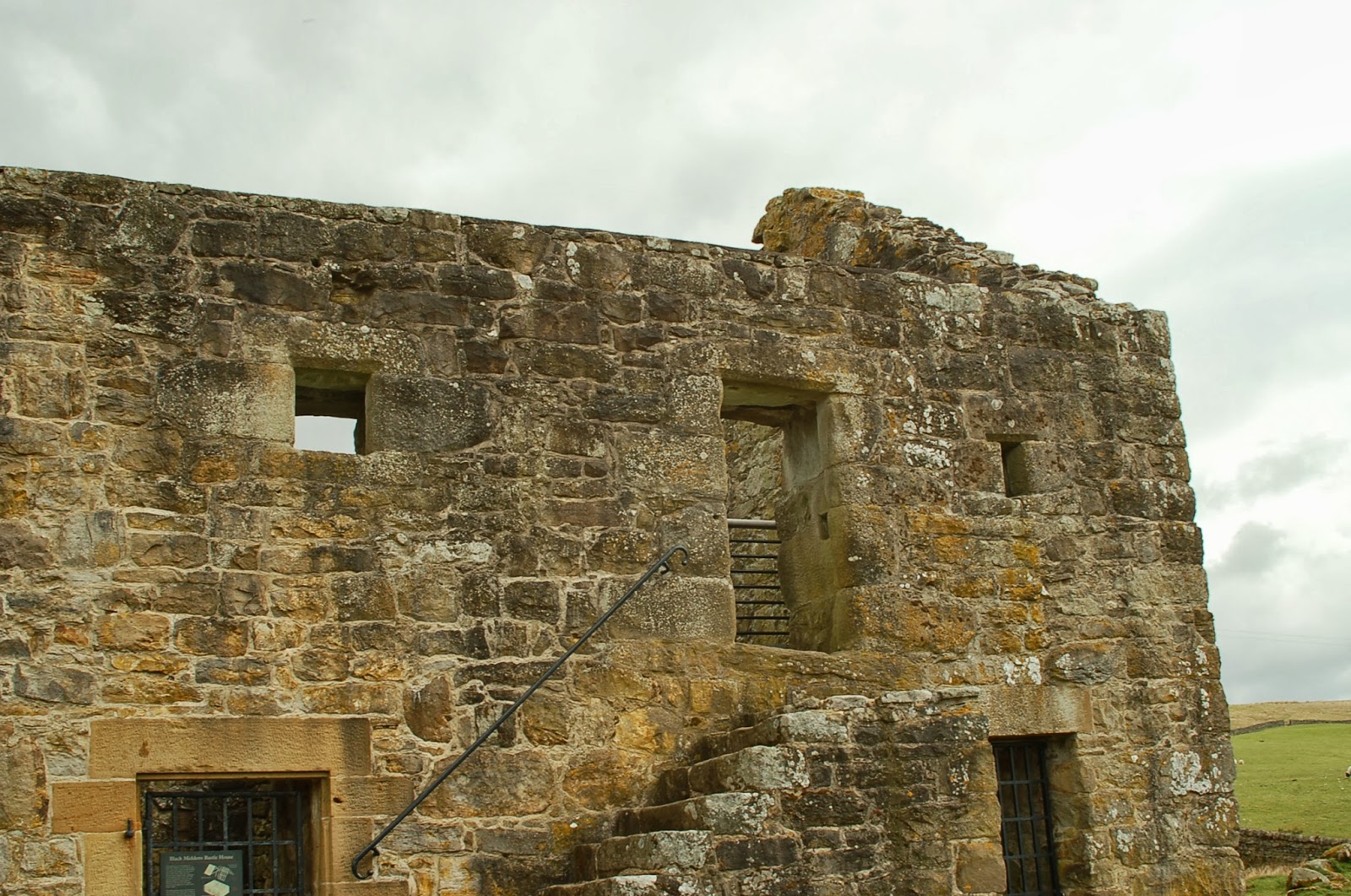 Emperor Hadrian, Hadrian's Wall & Roman Times: Black Middens Bastle house