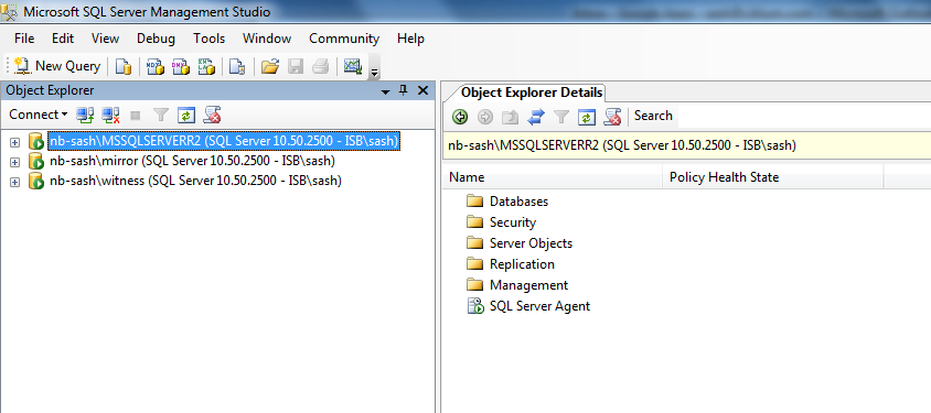 Sql Server Knowledge Sharing Blog Step By Step Configuration Of