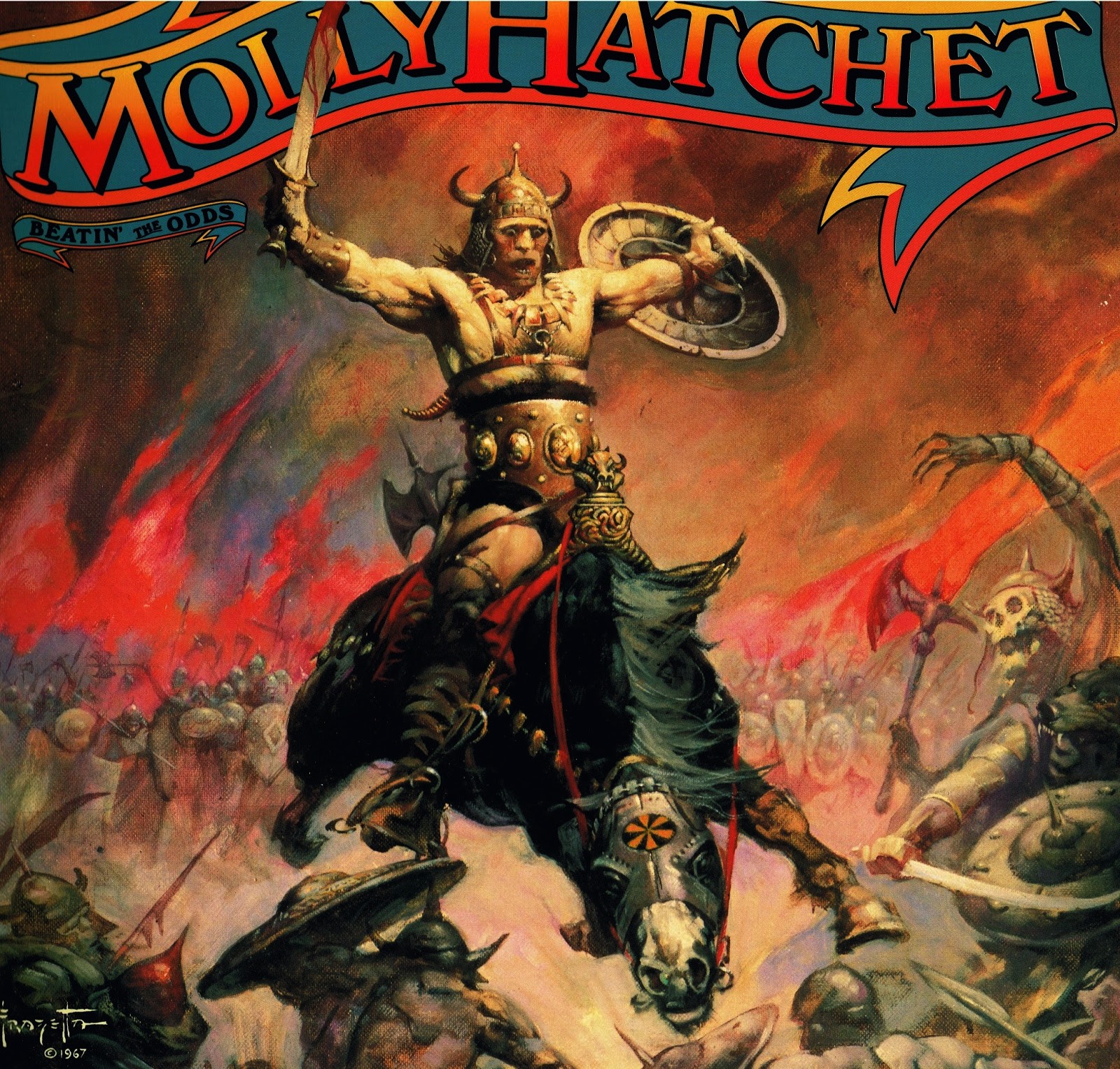 Cap'n's Comics: Conan Conquers Album Covers by Frank Frazetta