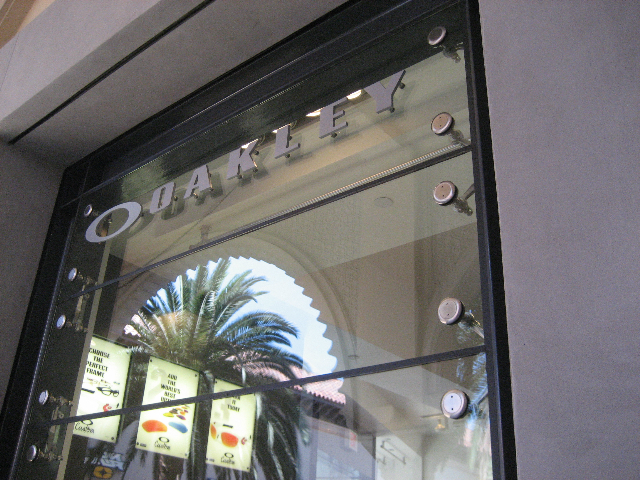 RICHWOOD BORJA • Online Portfolio: OAKLEY • Irvine CA • Interior mall signs