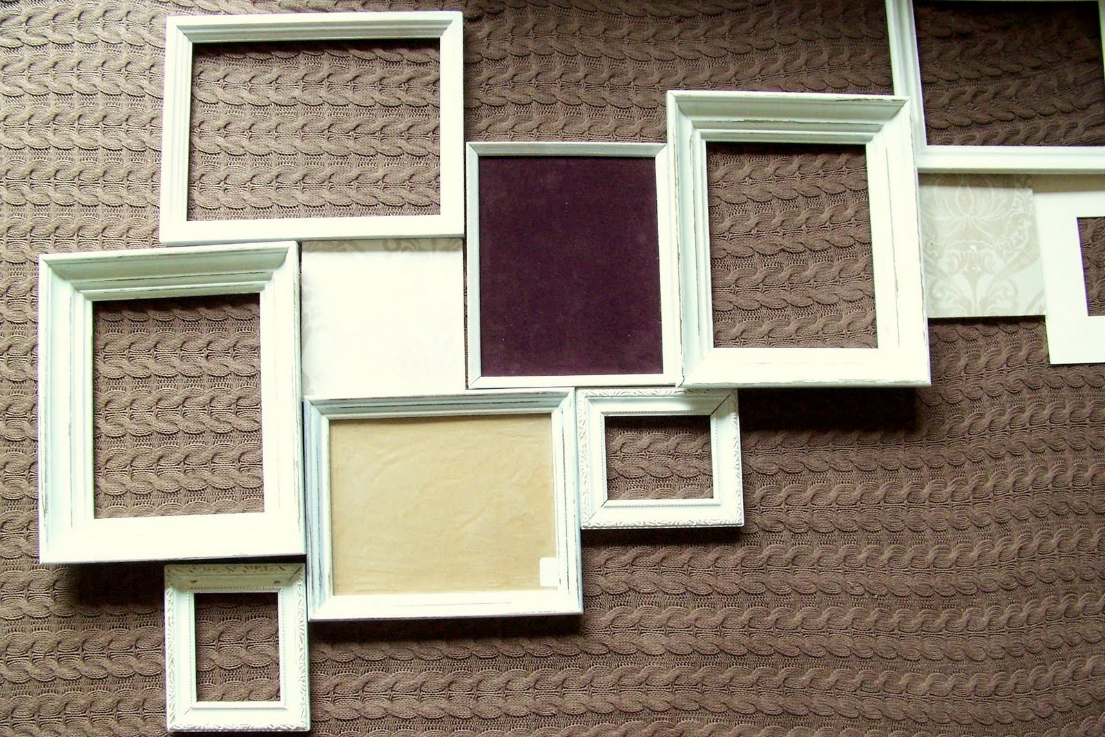 Needle and Nest Design: D.I.Y upcycle old picture frames - you can do it.