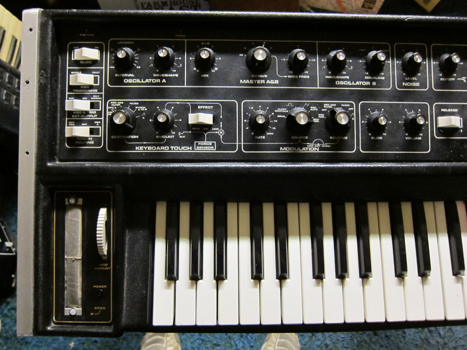 MATRIXSYNTH: Vintage Moog Multimoog Analog Synthesizer SN 1824