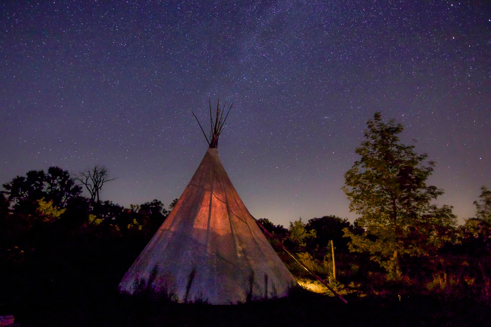 Russman's spot: Tipi Camping at Upper Sioux Agency State Park