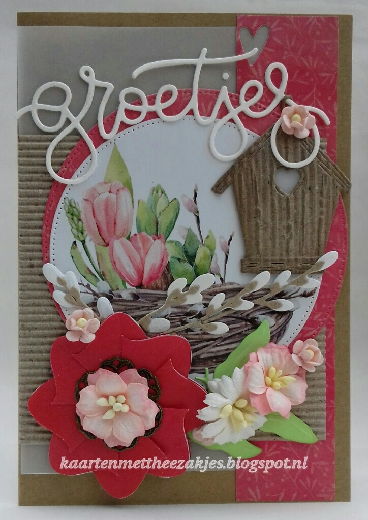 KAARTEN met theezakjes: Groetjes