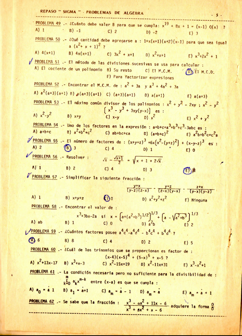 MUNDO PREUNIVERSITARIO,МАТЕМАТИКА,MATHEMATIQUE MATHEMATICS,PHYSICS ...