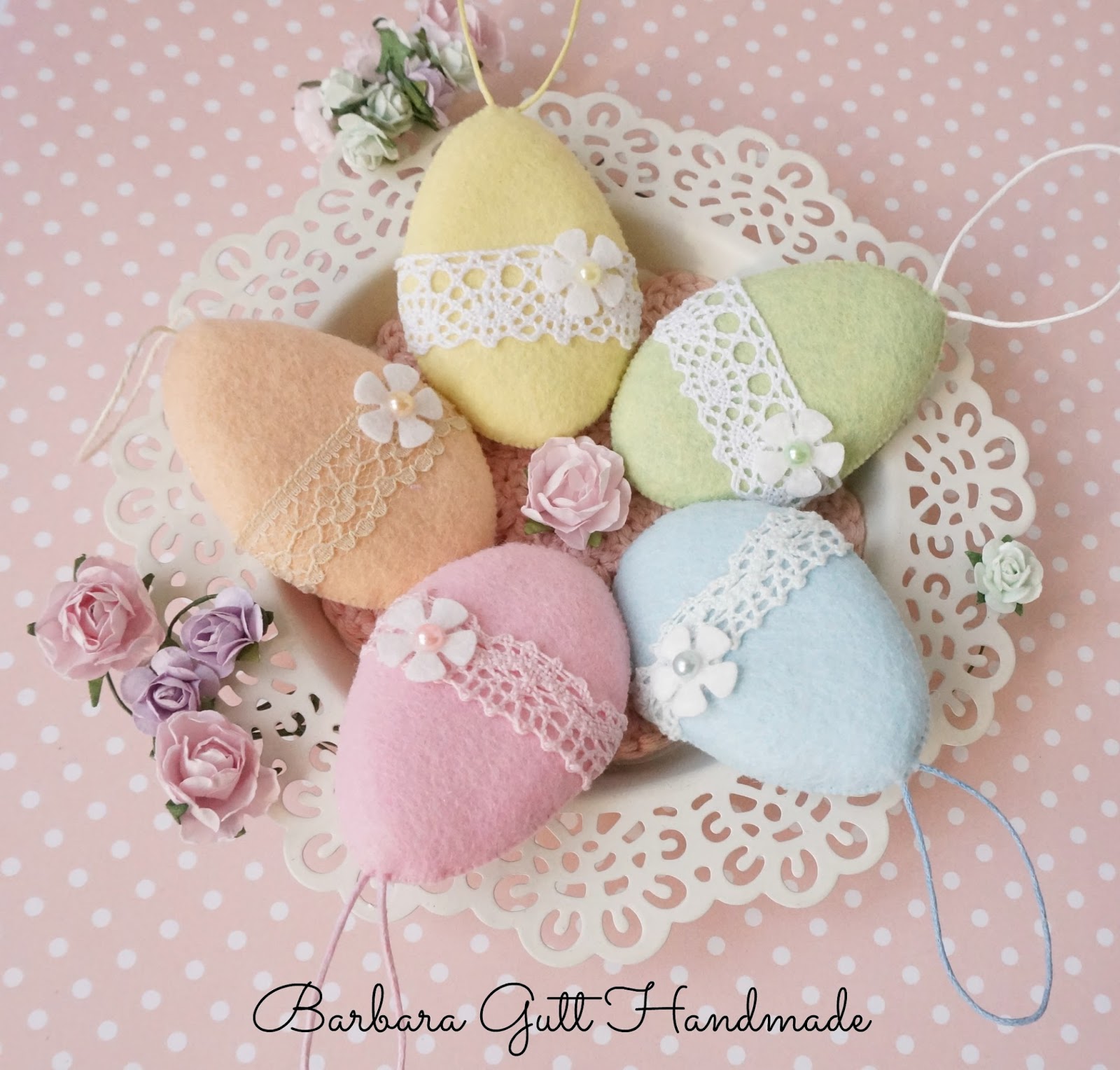 Barbara Handmade...: Filcowe pisanki na Wielkanoc / Easter eggs