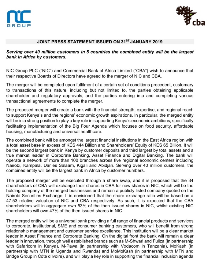 Kitomari Banking & Finance Blog: NIC GROUP PLC AND COMMERCIAL BANK OF ...