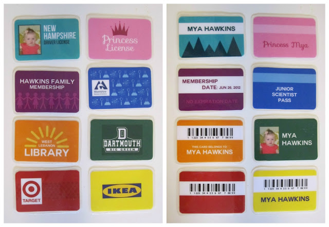 the hawkins family: Toddler Credit Cards