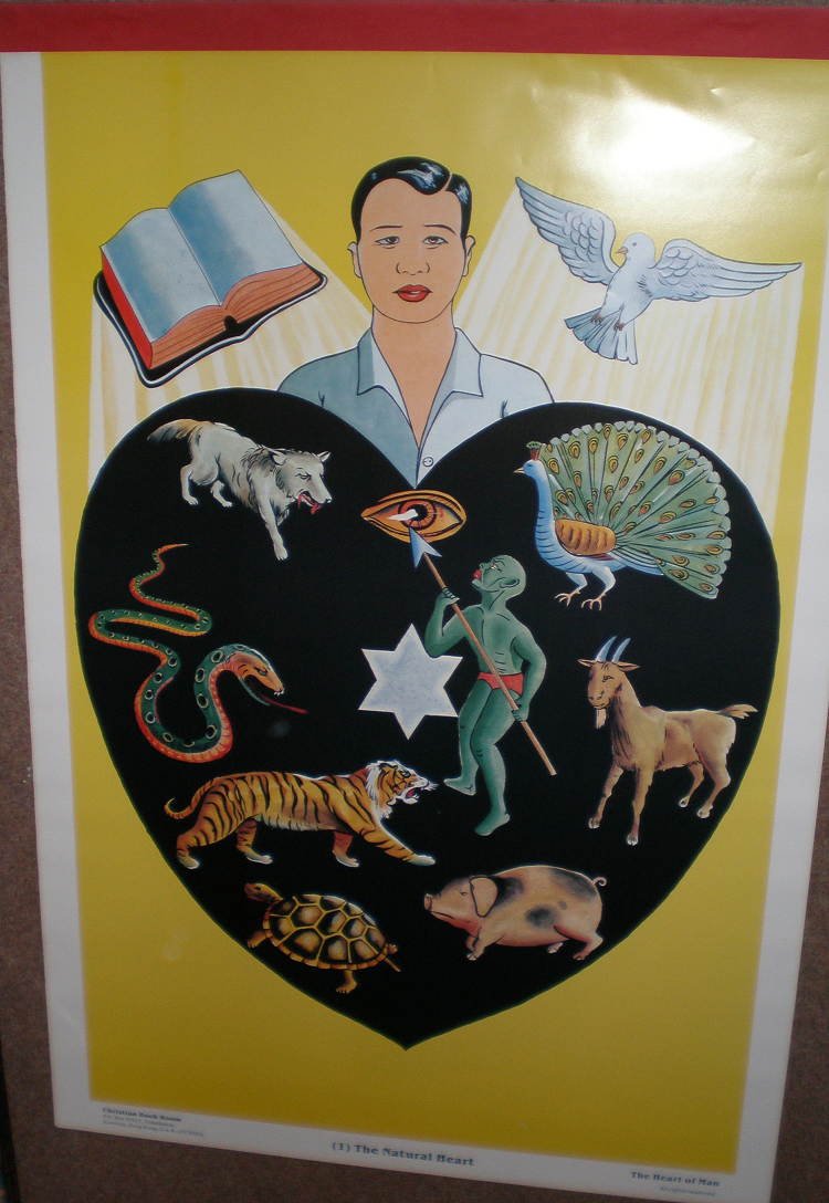 Petersham Bible Book & Tract Depot: Heart of Man Posters and Handbook