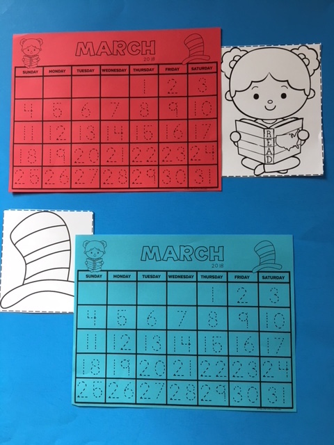 March Calendars ~ Preschool Printables