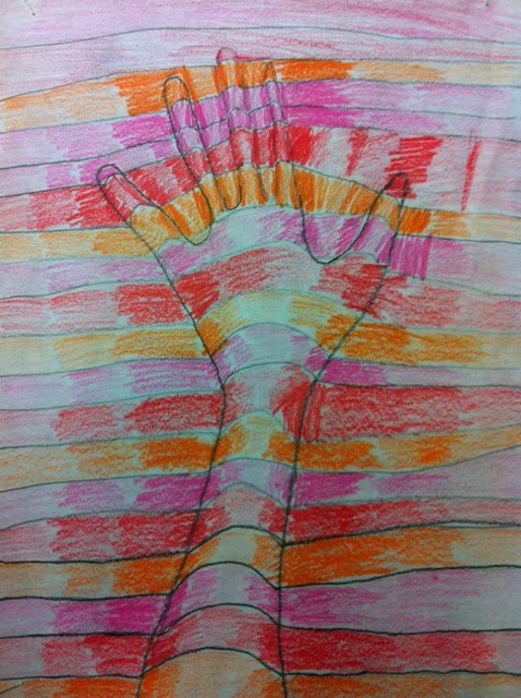 Center School Art: Value Hand Drawings by Grade 4