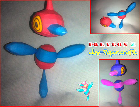 Pokemon: Porygon-Z Papercraft | Paperized Crafts