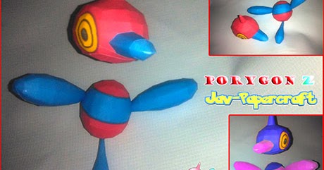 Pokemon: Porygon-Z Papercraft | Paperized Crafts
