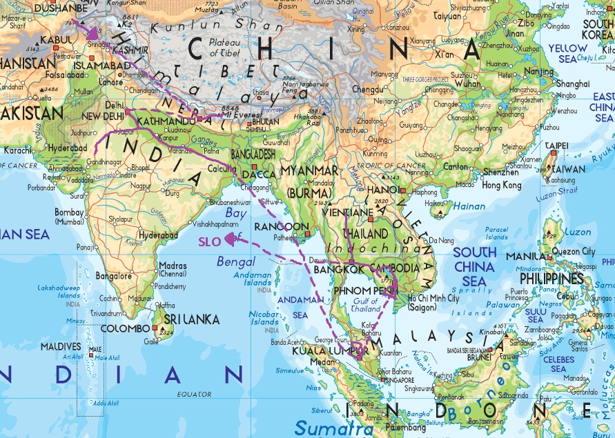 Titina & Peter: Azija - pot in stroški