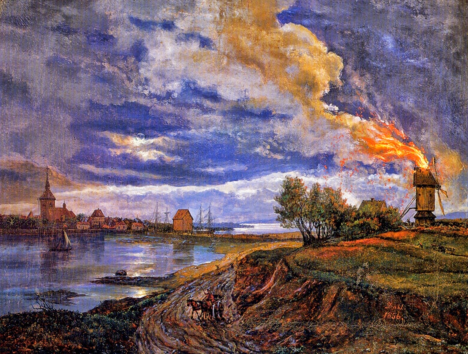 Johan Christian Dahl | Romantic painter | Tutt'Art@ | Pittura ...