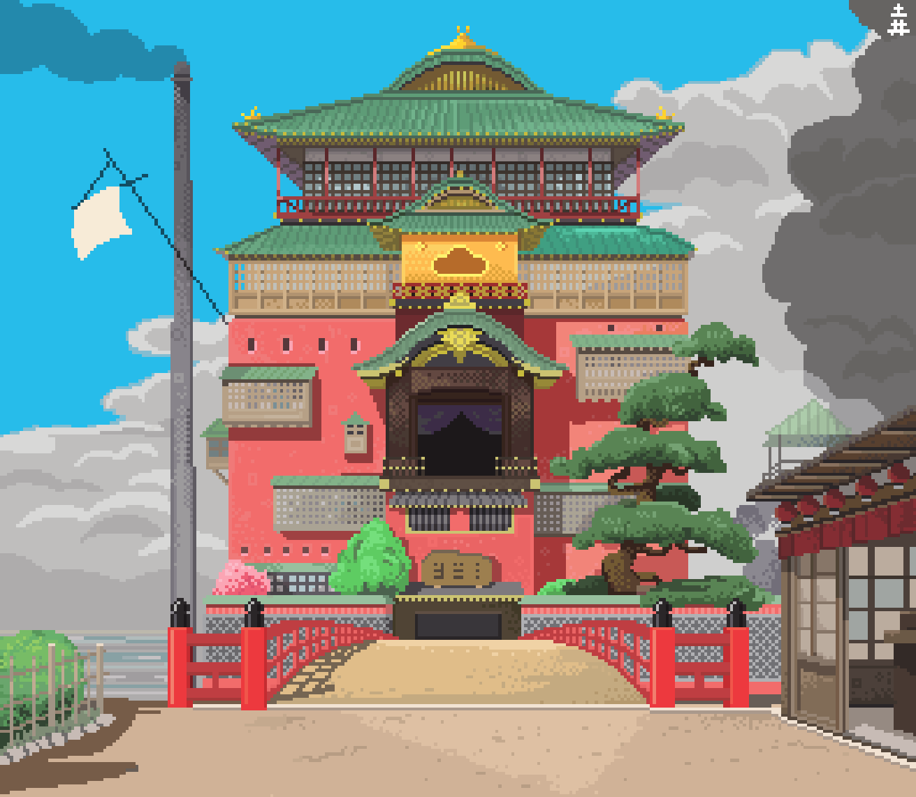 The Bath House In SpiritedAway The Bath House In SpiritedAway