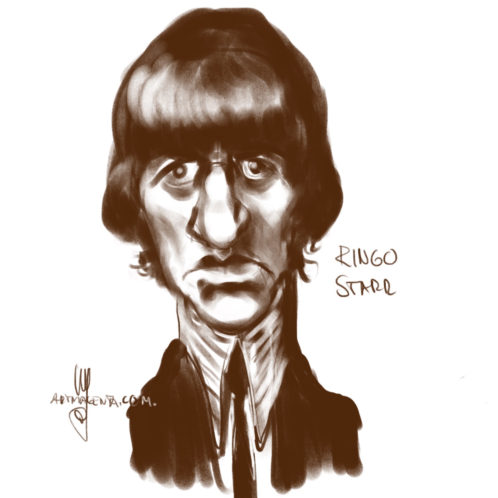 Caricatures: Ringo Starr