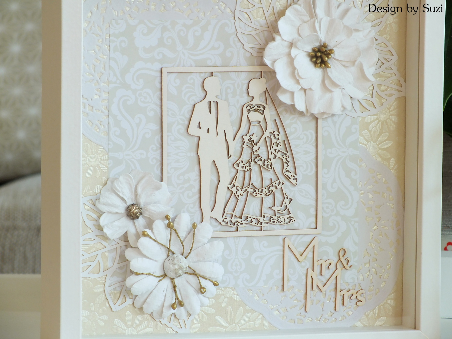 Scrapbook Wedding Picture - Design by Suzi