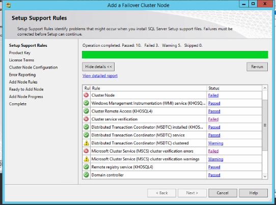 How to add SQL node to failover cluster - TECH Stuff