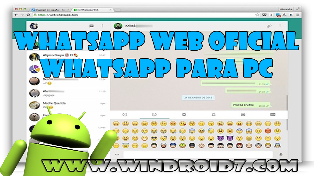 WhatsApp Web [Oficial] - WhatsApp desde cualquier navegador WEB en tu ...