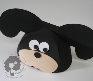 Bonés em eva de bichinhos com molde