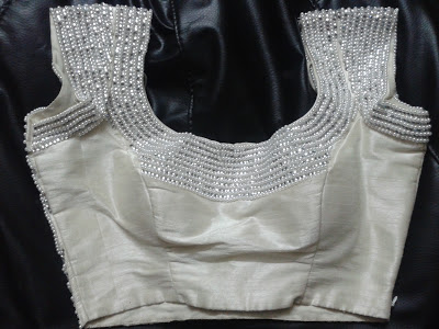 shradha - The Designer Saree Studio: Pearl Work Blouses