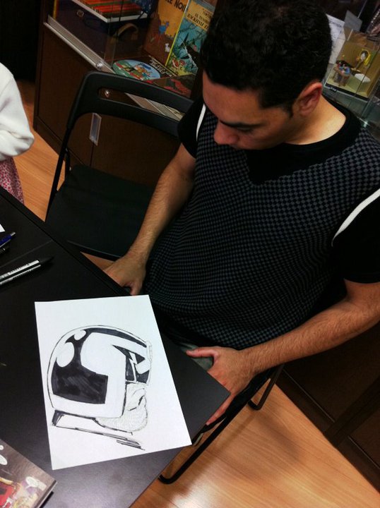 Thermozero Cómics: FIRMA DE DAVID DAZA EN MILCOMICS