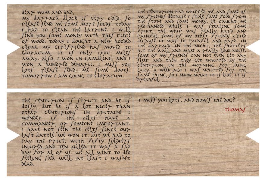 Minimus: Vindolanda letters