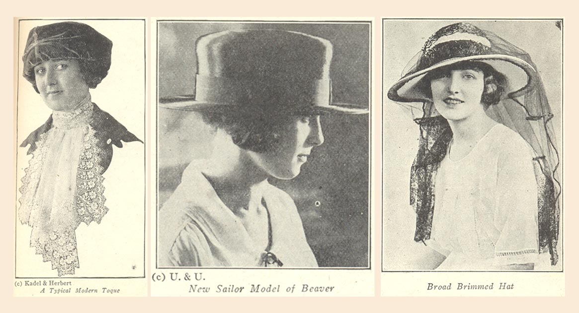 POSTCARDY: the postcard explorer: Vintage Millinery Modes
