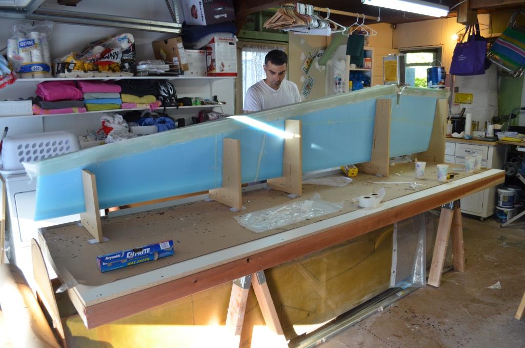 The Long EZ Build: Right wing - shear web