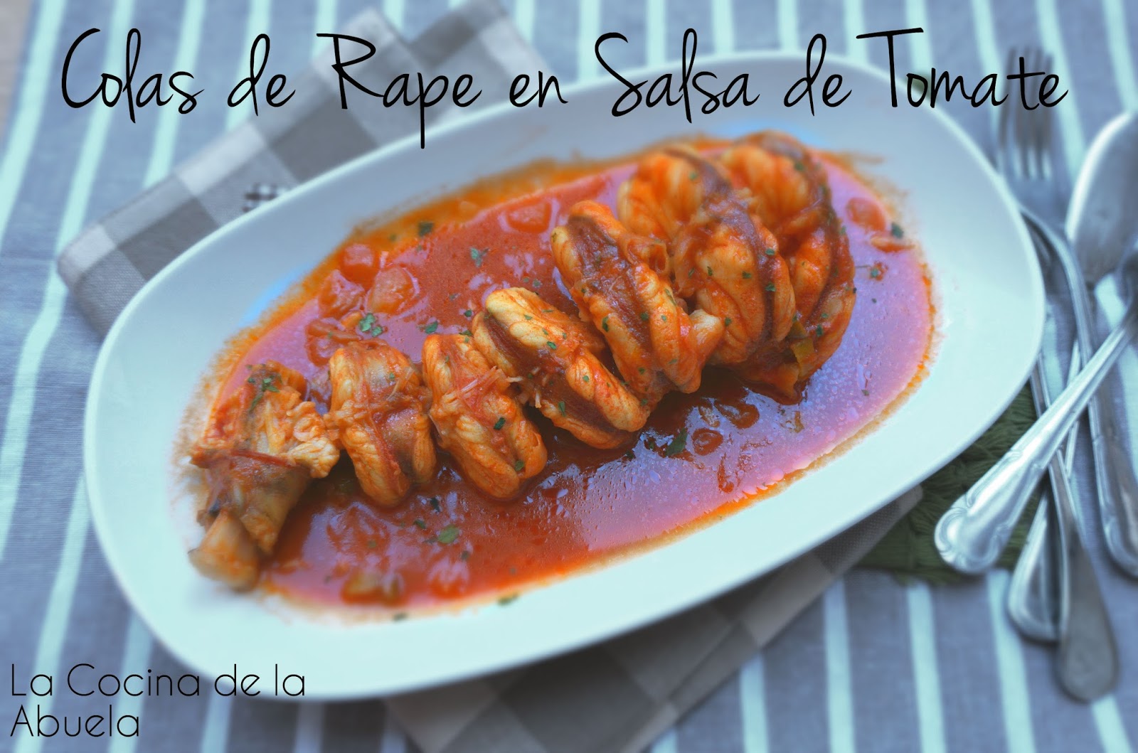 Cola de Rape en Salsa de Tomate