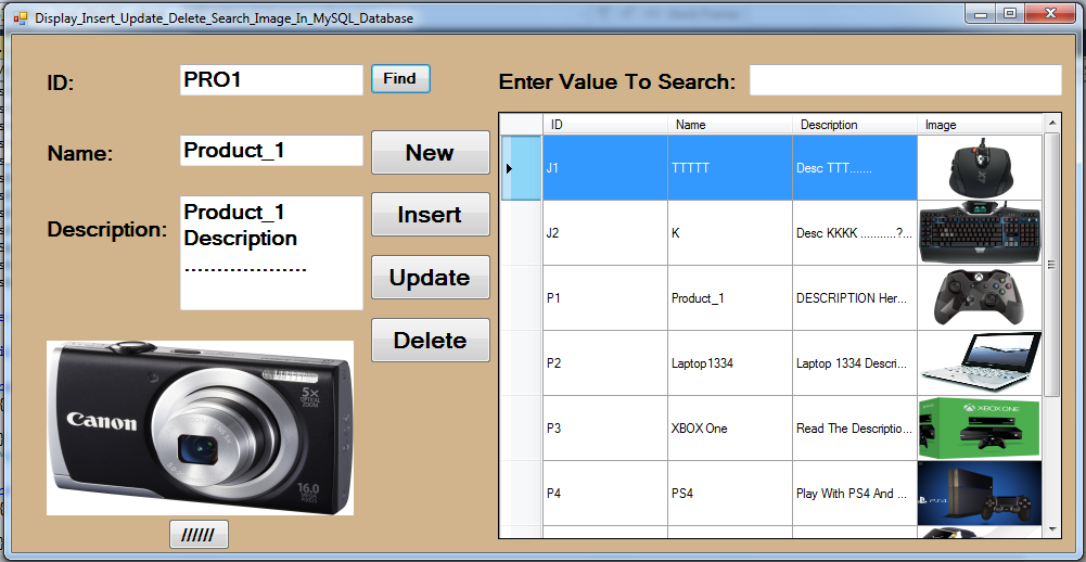 C# - Insert, Update, Delete, Search Image In MySQL Database - C#, JAVA ... C# - Insert, Update, Delete, Search Image In MySQL Database - C#, JAVA ...