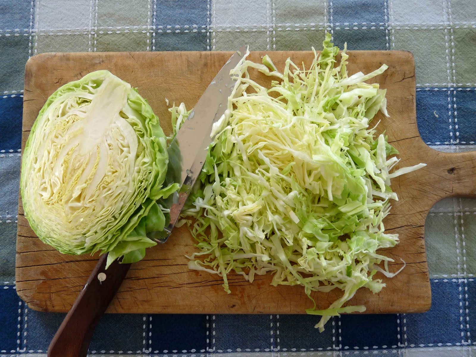 En el jardin: Ensalada de repollo