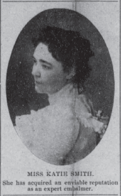 Shaking Paper: Female Professional Embalmer, 1900